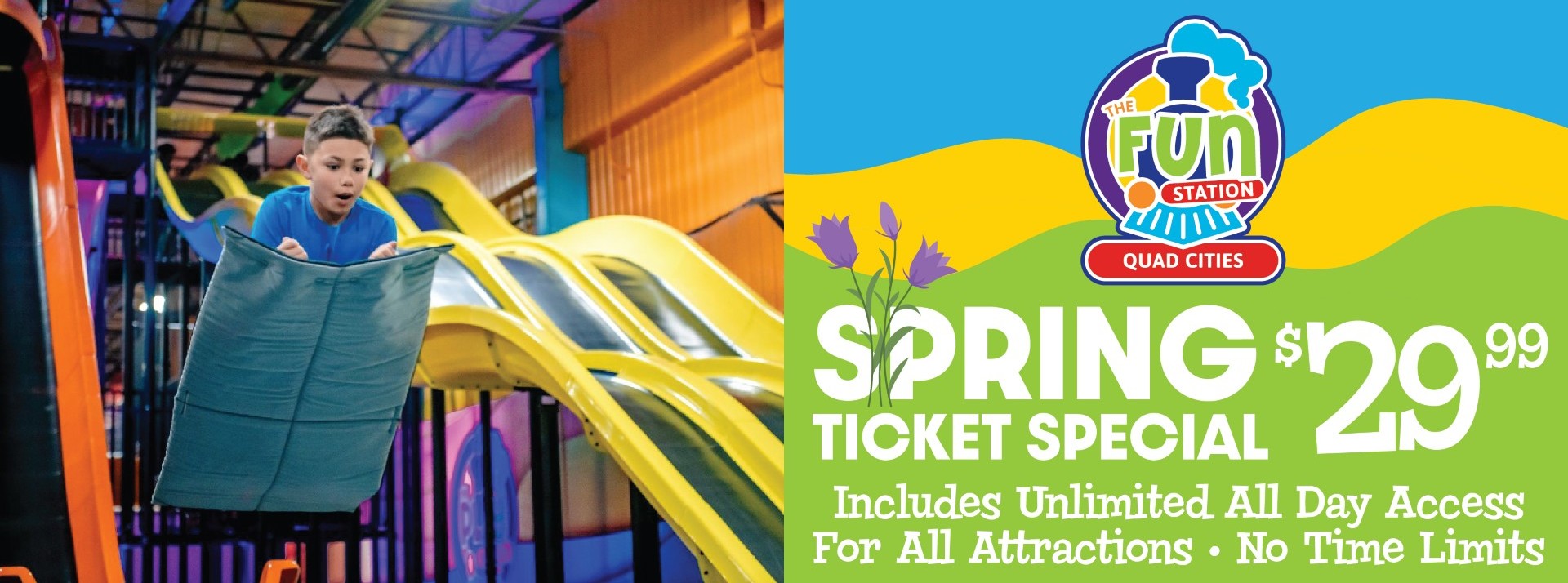 The Fun Station-Quad Cities, IA | Adventure Park | Trampoline Park